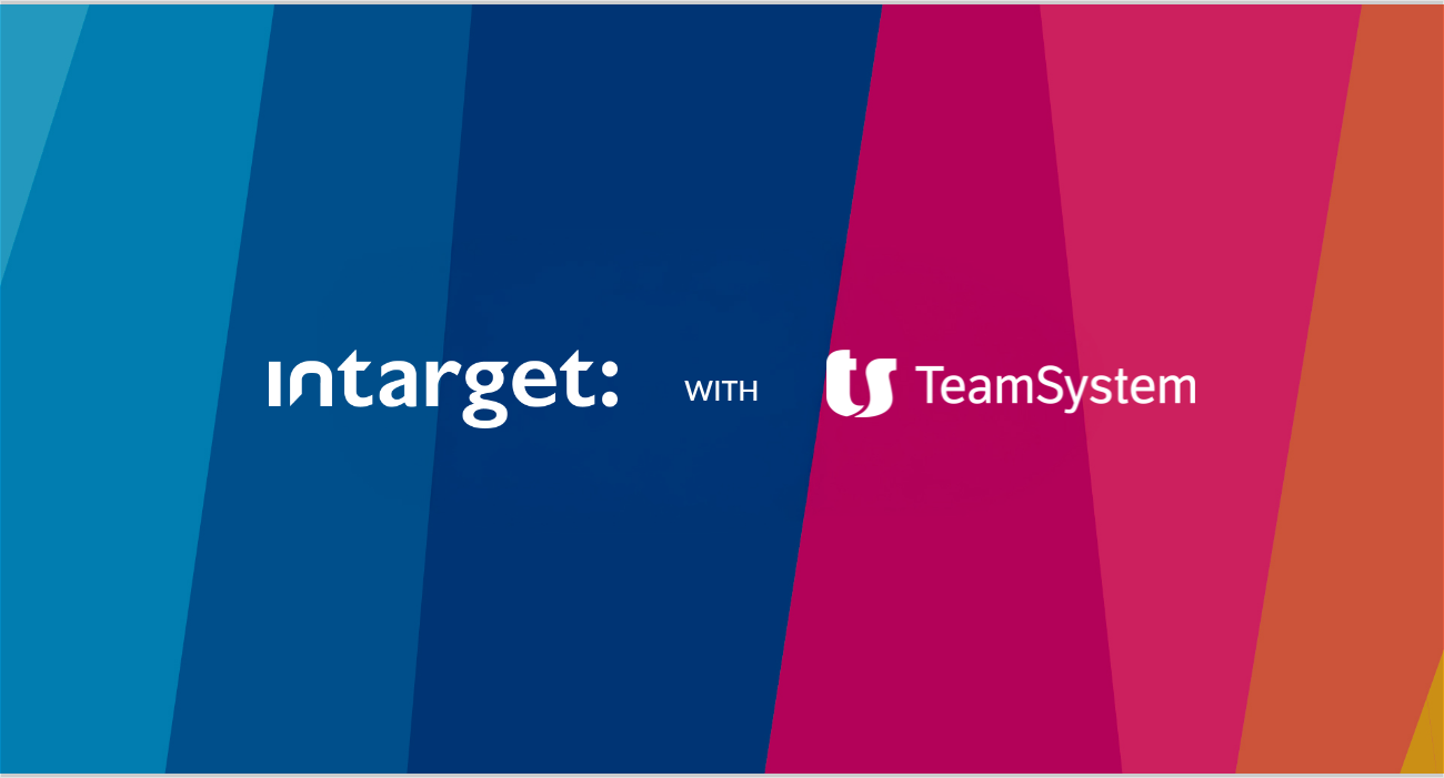 STRATEGIC PARTNERSHIP BETWEEN TEAMSYSTEM AND INTARGET - Intarget